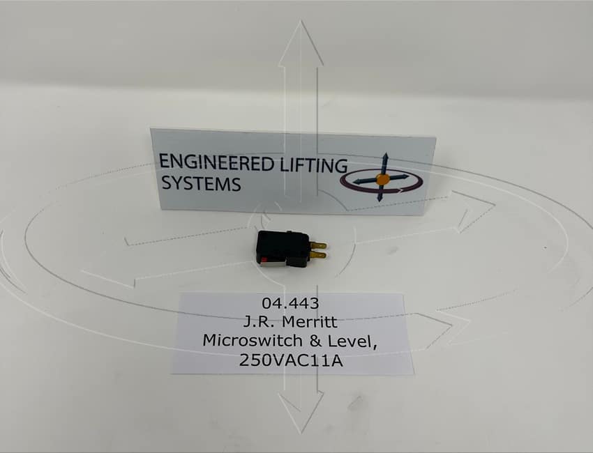 J.R. Merritt 04.443 Micro Switch 250 VAC | Crane & Hoist Equipment