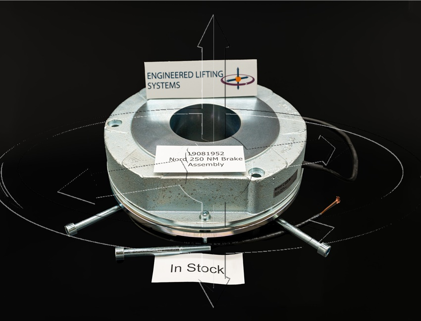 Nord 19081952 250 NM Complete Brake Assy. | Crane & Hoist Equipment