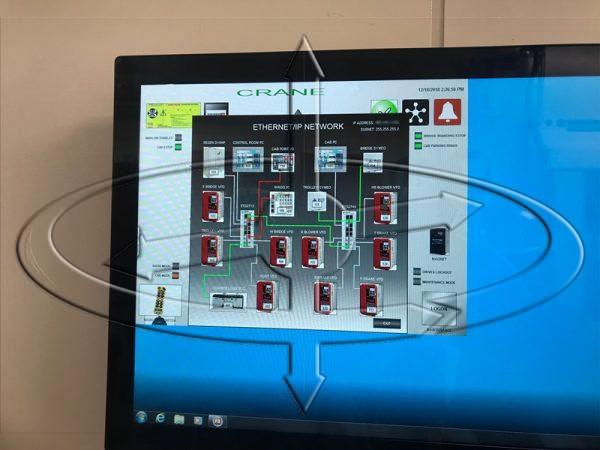 20-ton Class F MCC master control center Magnetek controls HMI 800 x ...