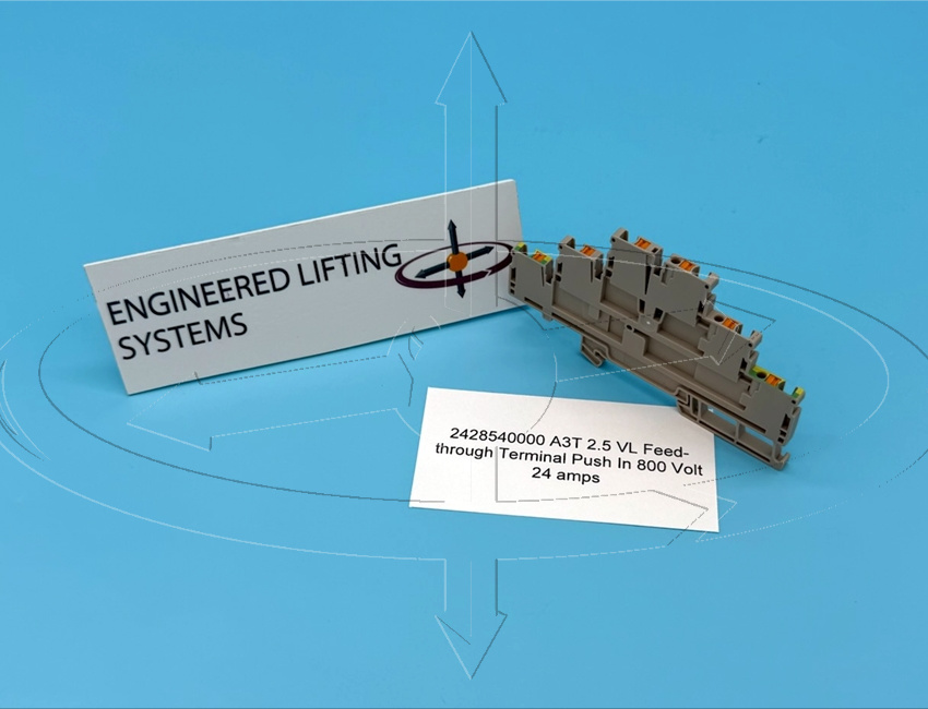 2428540000 A3T 2.5 VL Feed Through Terminal