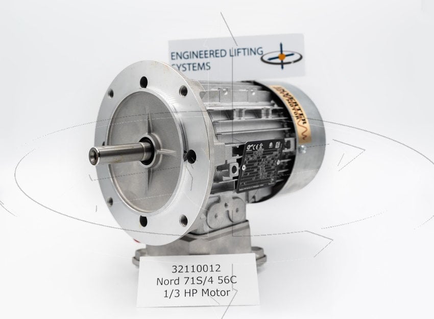 Nord 32110012 71S/4 N 56C 1/3 HP Motor | Crane & Hoist Equipment