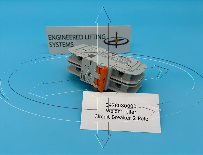 2478080000 Circuit Breaker 2 pole | Engineered Lifting Systems